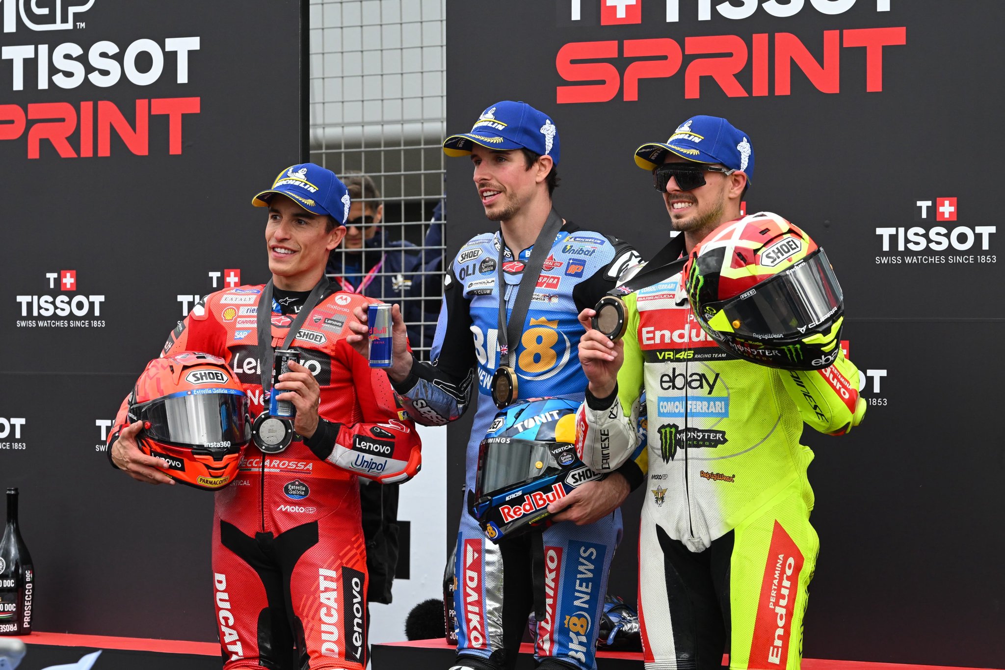 Hasil Sprint Race MotoGP Inggris 2025 – Alex Marquez Juara, Quartararo dan Bagnaia Melorot ...